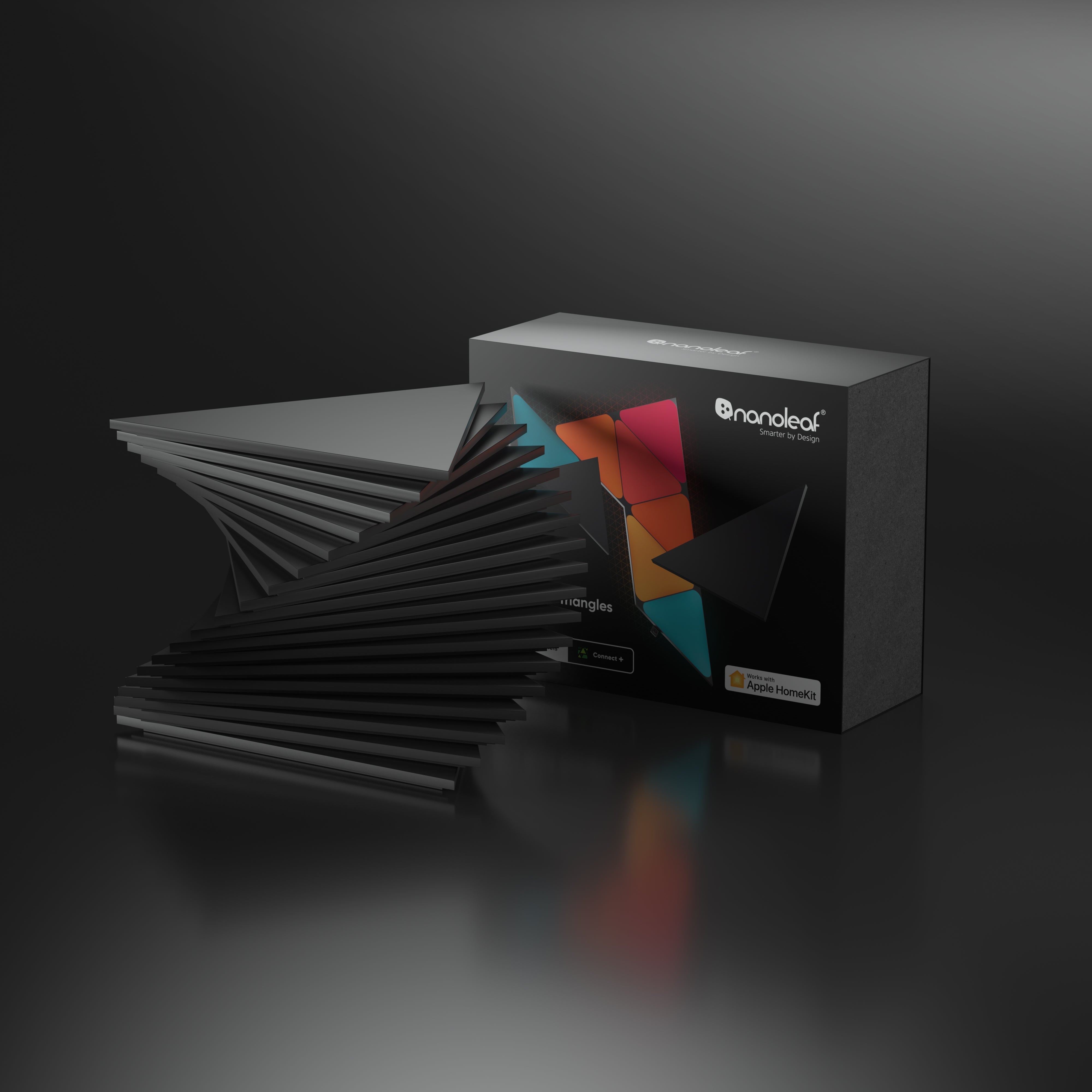 Shapes Limited Edition Ultra Black Triangles Smarter Kit (18 Panels ...