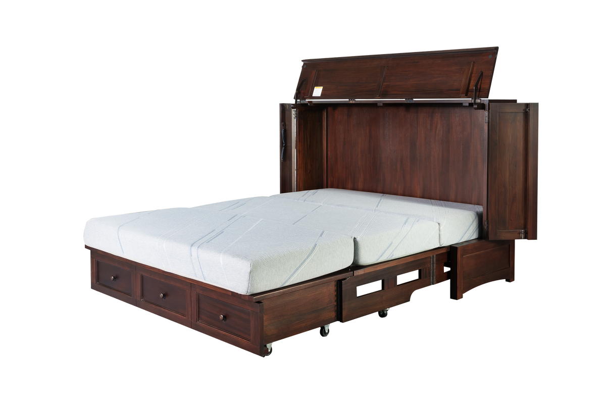 New Traditions Espresso Murphy Cabinet – The Booth Shows